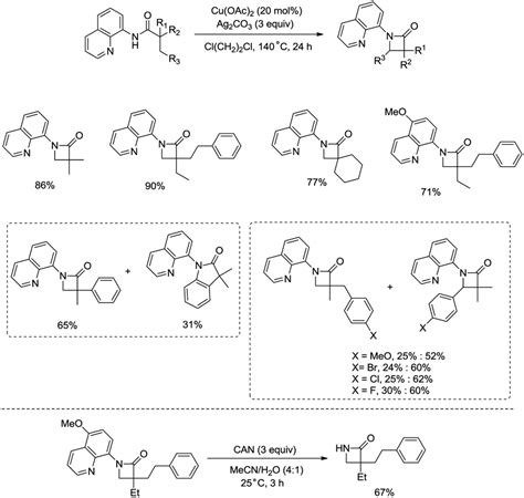 Transition Metal Catalyzed Sp 3 CH Activation And Intramolecular CN Coupling To Construct
