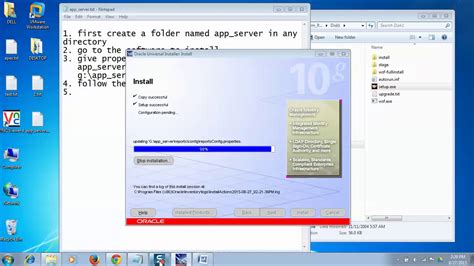 Oracle Application Server Installation On Windows Youtube
