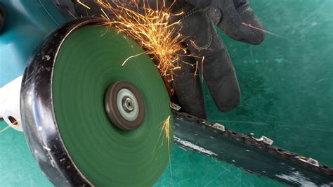 엔진톱 날 교환 연마 나무 자르기 Youtube