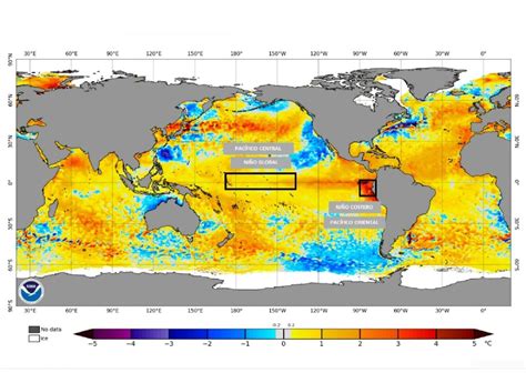 El Niño Global Noaa Confirma Presencia Y Estima 56 De Probabilidad