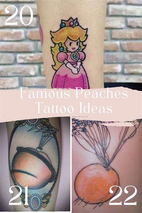 25 Sweet Peach Tattoo Designs Ideas Tattooglee Peach Tattoo