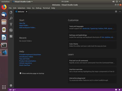 Visual Studio Code Linux Ubuntu Motorcyclefte
