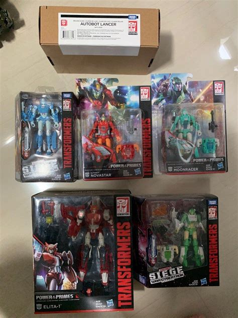 Transformers Elita1 Chromia Moonracer Firestar Lancer Greenlight