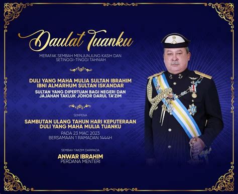Malaysians Must Know The Truth Pm Anwar Congratulates Johors Sultan