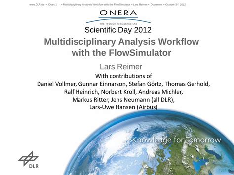 Pdf Multidisciplinary Analysis Workflow With The Flowsimulator Dokumentips