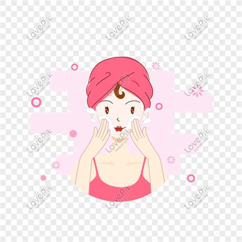 벡터 손으로 그린 만화 메이크업 Png 일러스트 무료 다운로드 Lovepik