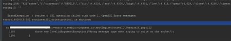 Ssl Routinessslwriteprotocol Is Shutdown · Issue 191 · Wisembly · Github