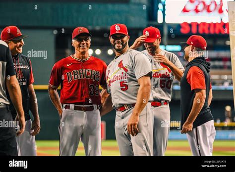 St Louis Cardinals Veterans Albert Pujols 5 Thanks Arizona