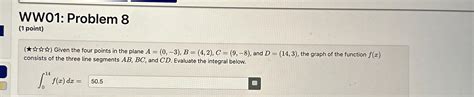 Solved WW Problem point گگ Given the four Chegg com