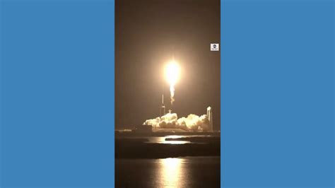Spacex Launches 4 Astronauts To Iss Good Morning America