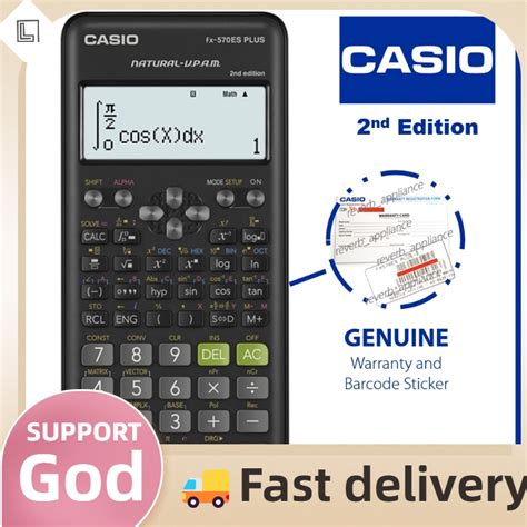 Casio Fx ES Plus Nd Edition Scientific Calculator Applicable To Entrance Examination Junior