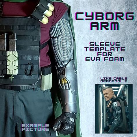 Eva Cutting Pattern Eva Foam Template For A Sleeve For Cosplay For