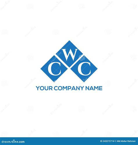 Cwc Letter Logo Design On White Background Cwc Creative Initials Letter Logo Concept Cwc