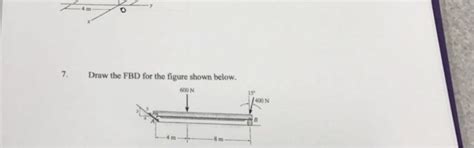 Solved Draw The FBD For The Figure Shown Below Chegg