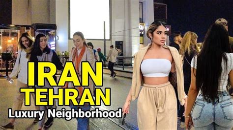 Iran 🇮🇷 Night Walk In Luxury City And Super Luxury Mall Iranian