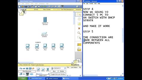 Dhcp Configuration And Simulation Youtube