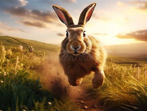 Running Hare Stock Illustration Illustration Of Fantasy 293681635
