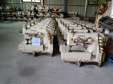 Used Coverstitch Sewing Machine Secondhand Flatbed Kansai Special 8803
