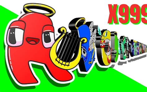 帅气的天使字母人出场，表演不同的才艺，挑战变速666x游戏！ 青苹果动画 青苹果动画 哔哩哔哩视频