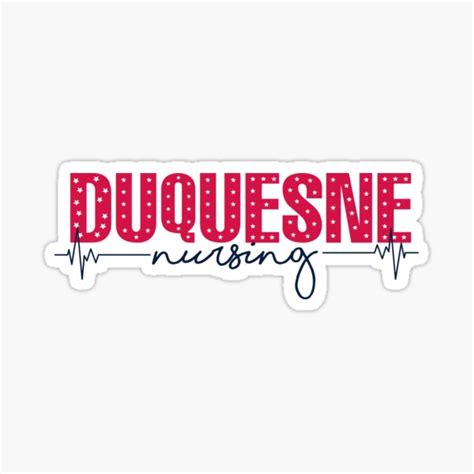 Duquesne U Nursing Sticker Sticker By Ngp1 Redbubble