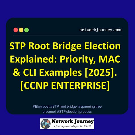 Stp Root Bridge Network Journey