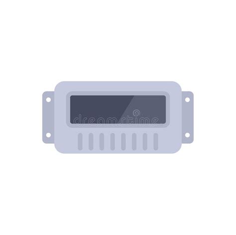 Electric Meter Showing Energy Consumption Data Stock Vector