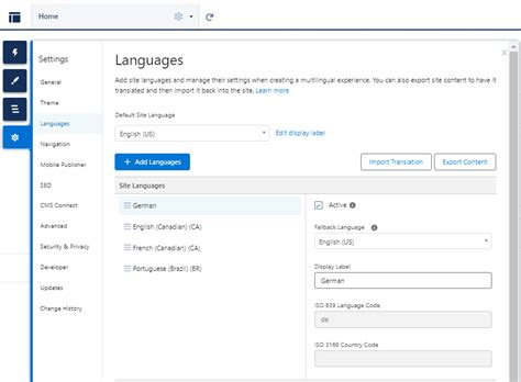 salesforce translation and localization setting up lwc and surveys