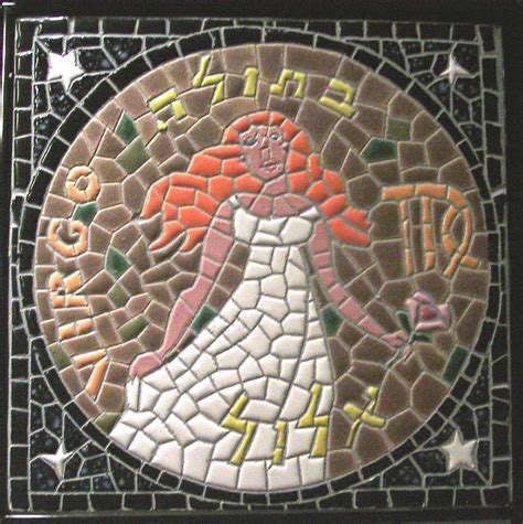 Mosaic Virgo Zodiac