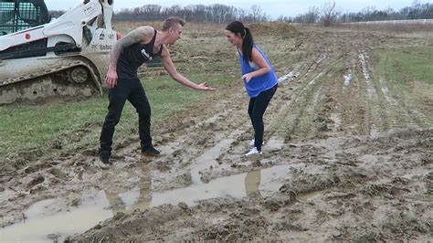 Mud Wrestling With Girlfriend