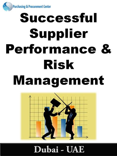 Successful Supplier Performance And Risk Management