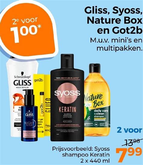 Gliss Syoss Nature Box En Got2b Aanbieding Bij Trekpleister