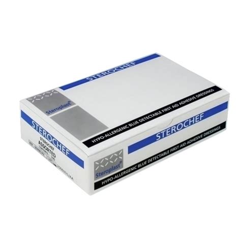 Sterochef Detectable Blue Plasters Assorted First Aid Ds Medical