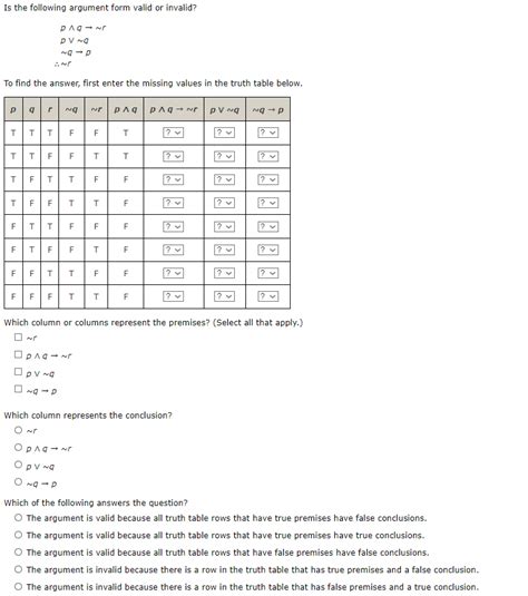 Solved Is The Following Argument Form Valid Or Invalid Chegg Com
