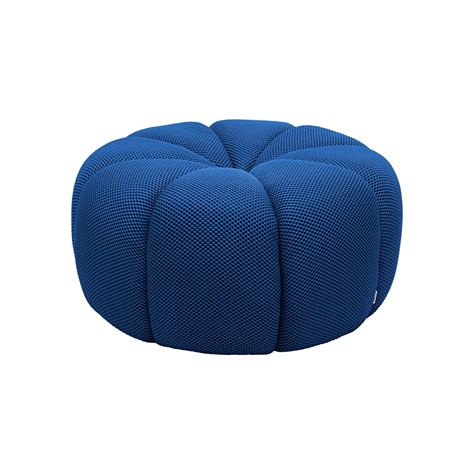 Pouf Peppo Lounge Bleu Dépôt Style Meubles Design à Bruxelles