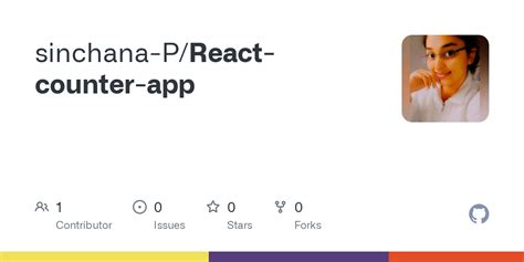 Github Sinchana P React Counter App