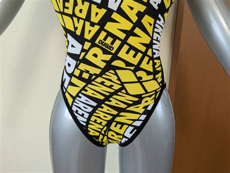 Yahooオークション アリーナ タフスーツ 女子競泳水着 黄色黒 サイ