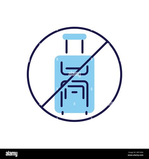 Avoid Travel Related Vector Icon Stock Vector Image And Art Alamy