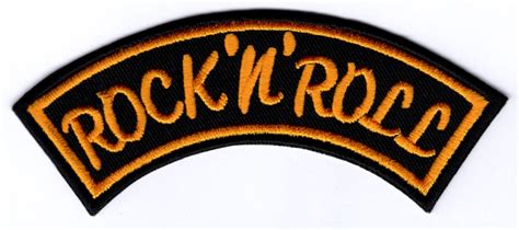 Rocknroll Stoffen Opstrijk Patch