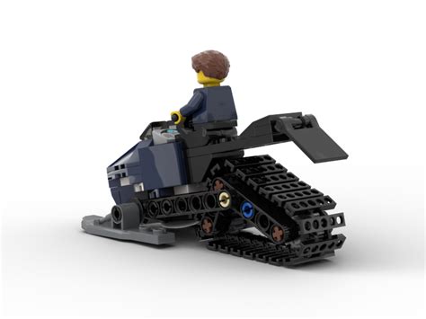 Lego Moc Snowmobile By Cubricks Rebrickable Build With Lego