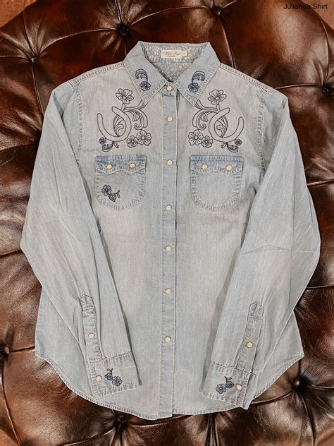 Tasha Polizzi Womens Juliann Shirt Fringe Western Wear