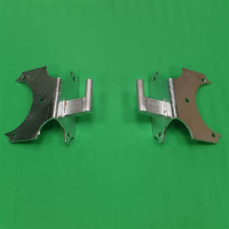 Heavy Duty Galvanised Corner Gate Hinge Plates Pair L Hand And R Hand