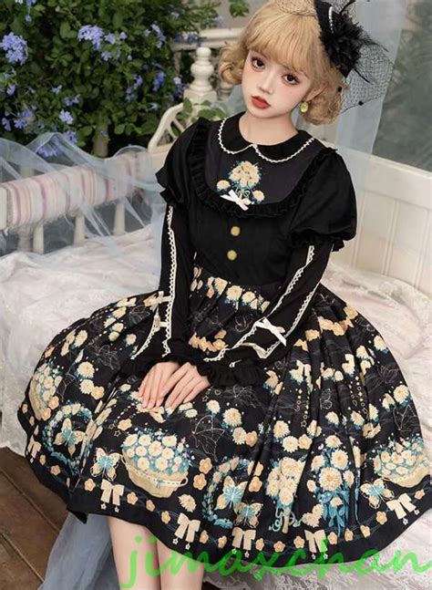 【楽天市場】サマー Lolita系 ワンピース Jsk Op ロリータ トップス 萌え レディース ゴスロリ ロリータファッション 変装
