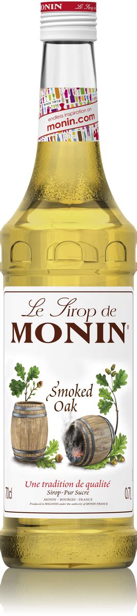 Monin Smoked Oak Syrup 700ml Liquid Island