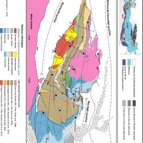 A Location Of The North Pyrenean Zone And Map Of The Principal