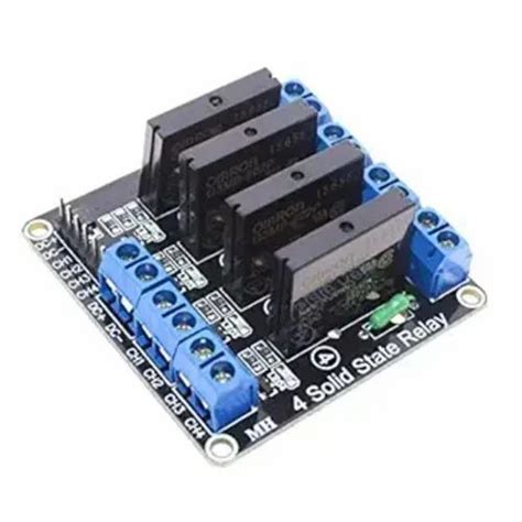 Channel V Relay Module Solid State Low Level Ssr Dc Control V A With Resistive SSR