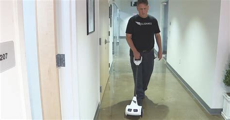 The Glide A Robot Walking Device With Cameras May Help The Blind