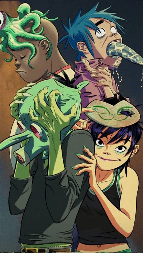 Пин от пользователя Animetrooper на доске Gorillaz в 2022 г