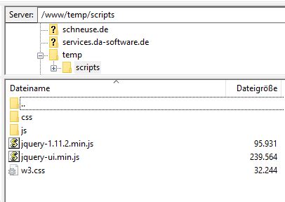 Da Formmaker Css Und Scripte Auf Eigenem Server Betreiben Da Software