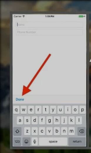 How To Move One Text Field To Another Using Keyboard Return Key In