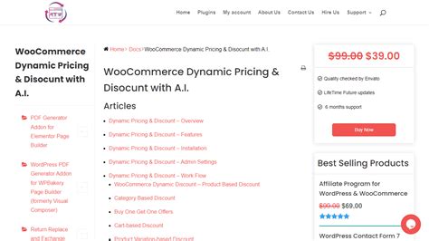 WooCommerce Dynamic Pricing Discounts With A I AI Marketplace